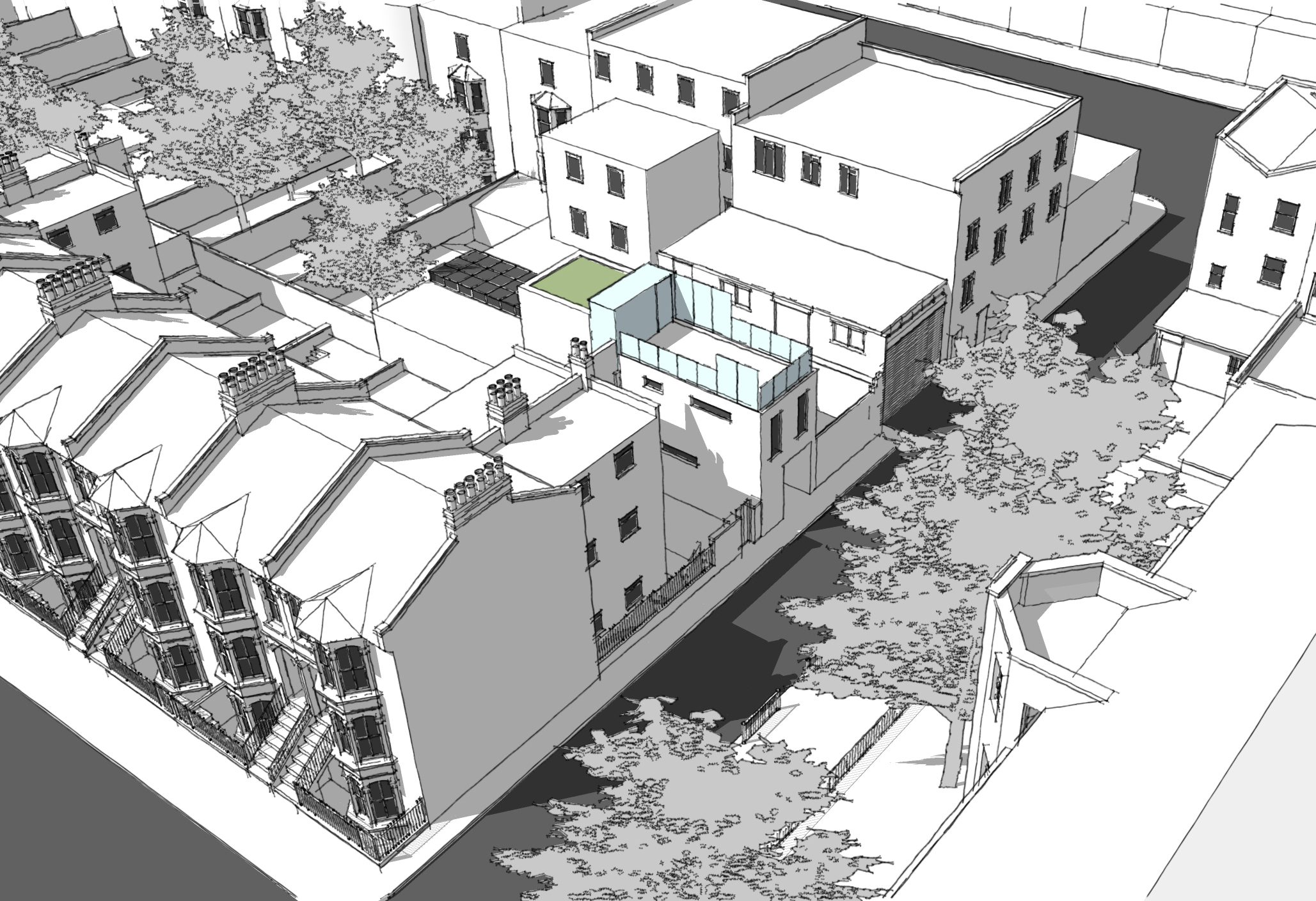 Infill plot overflowing with character - DD Architects